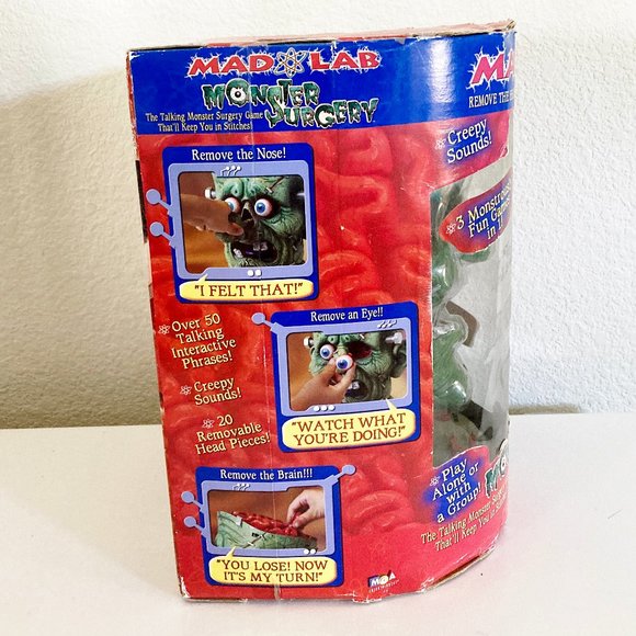Mad Lab | Toys | New In Box Mad Lab Monster Surgery Game Rare 202 ...